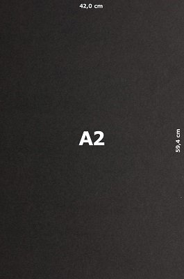 Papier schwarz DIN A2 - 90g