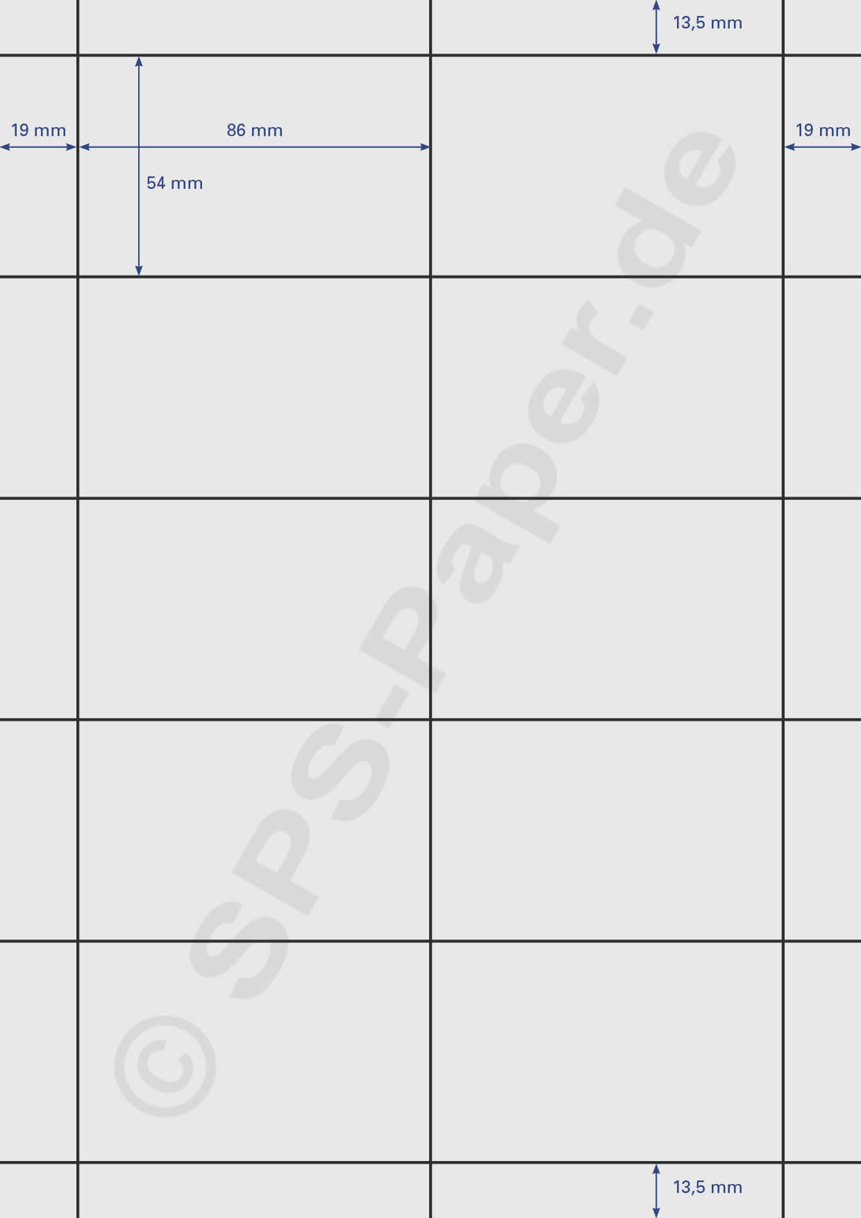 10 Etiketten/A4 Blatt - 86x54mm - weiss & farbig, 231,99