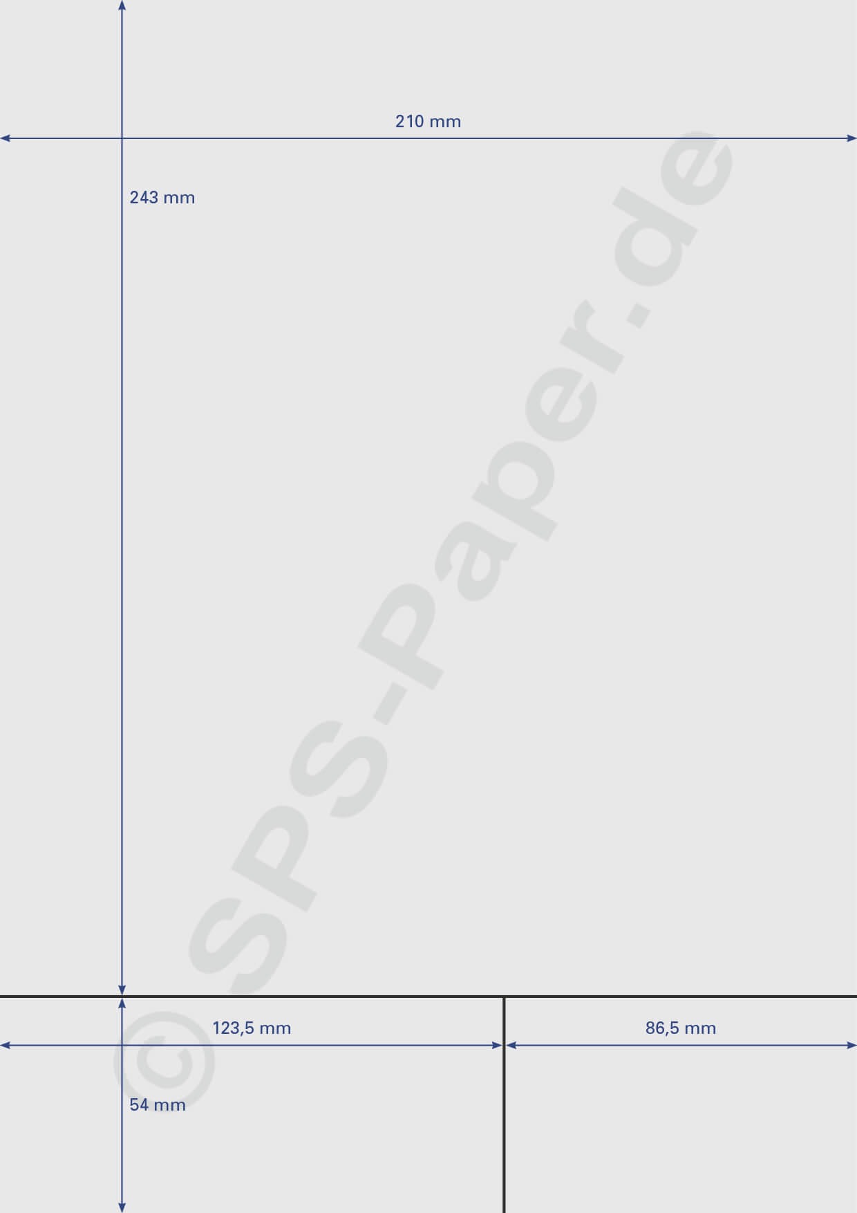 Etiketten/A4 Blatt - 3 Teile individuell - weiss & farbig